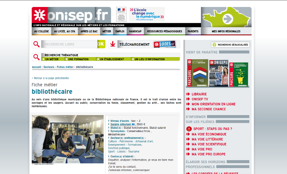 Fiche métier : bibliothécaire-maker | Carrefour numérique², qui veut du rab’